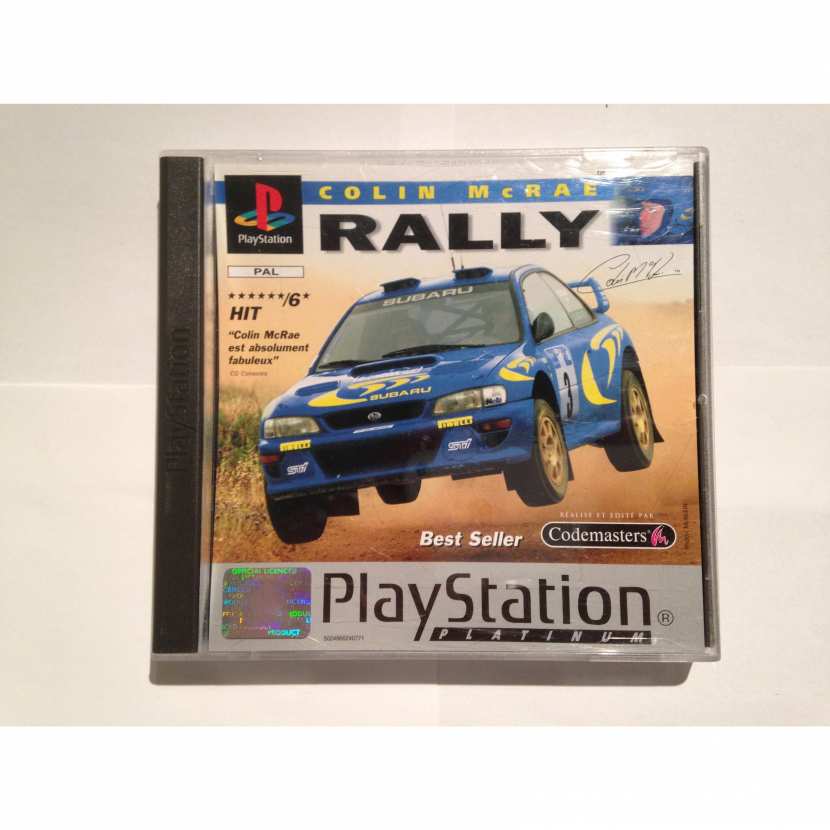 COLIN MCRAE RALLY PLATINUM JEU COMPLET PS1 PLAYSTATION 1